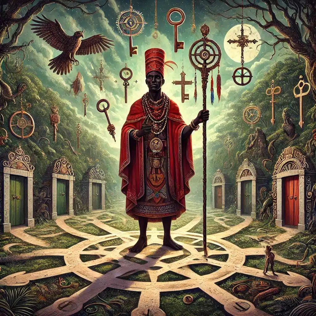 Exu 7 Porteiras: O Guardião das Encruzilhadas e Mestre das Portas ...